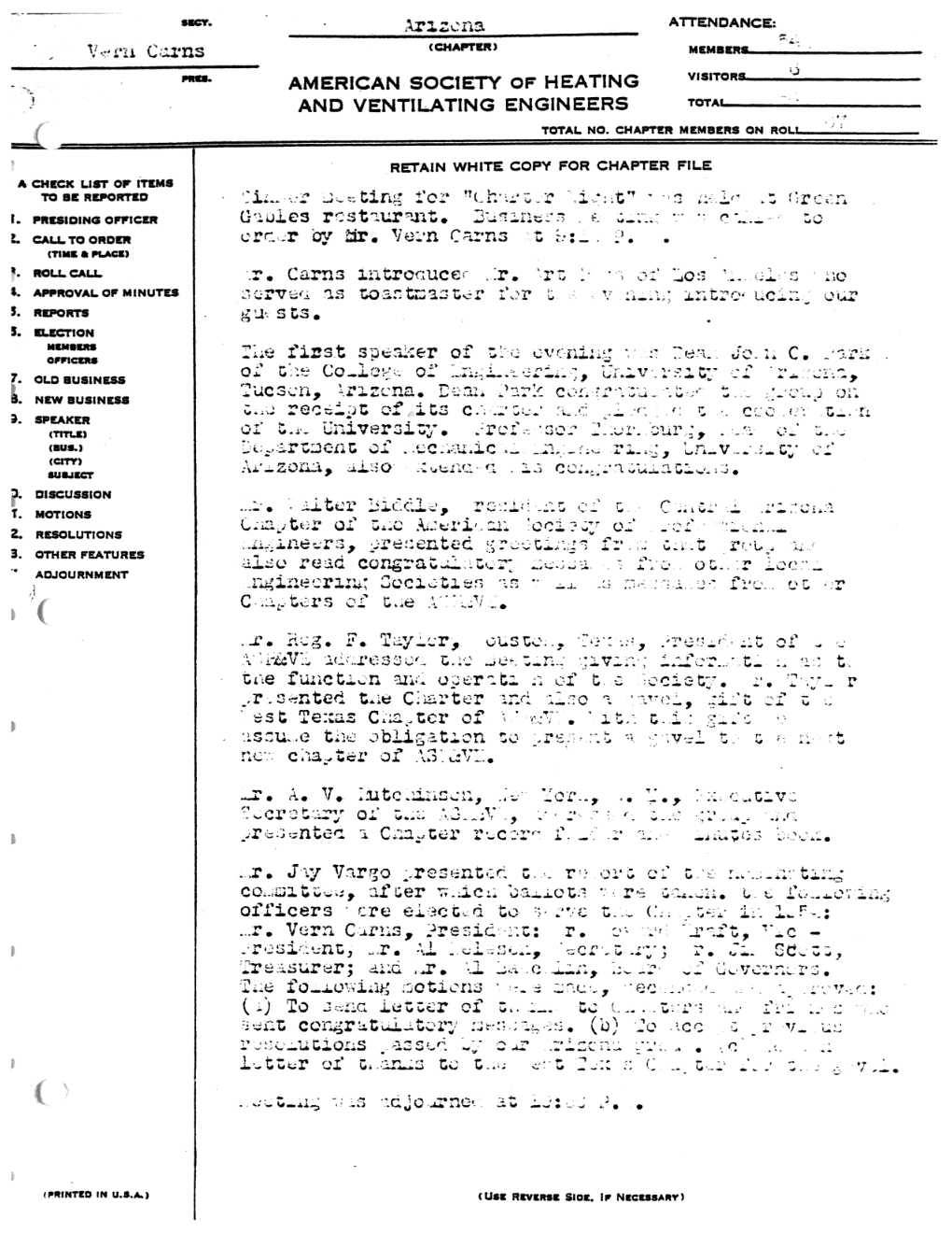 Historical – ASHRAE Central Arizona Chapter